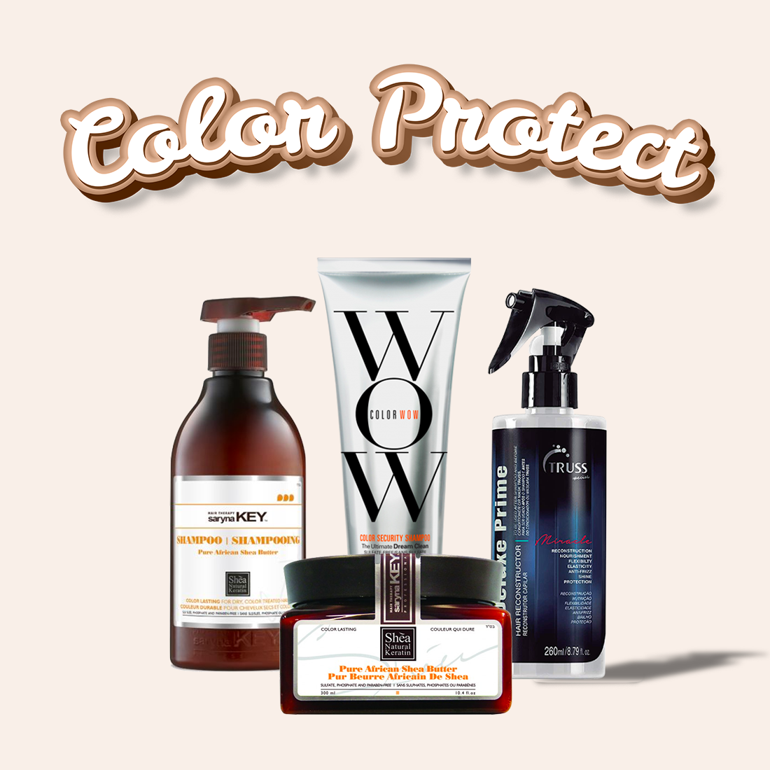 Routine "Color Protect" - Cheveux Colorés – THE GLAM FACTORY